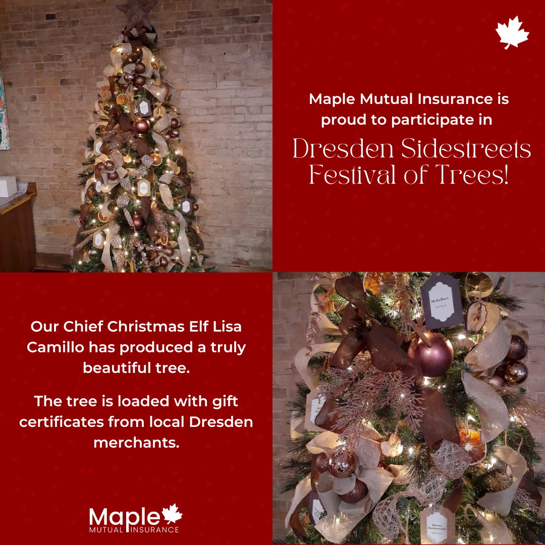 Maple Mutual Participates in Dresden Sidestreets Festival of Trees ...